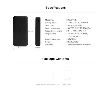 Mah Redmi Power Bank