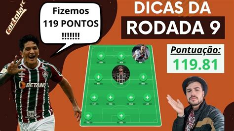 DICAS CARTOLA FC 2024 RODADA 9 TIME PARA MITAR E VALORIZAR