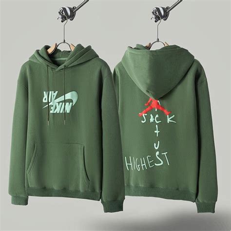 Unisex Nuevo Estilo Air Jor Dan X Travis Scott Barb Sudadera Con