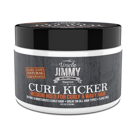 Try Curl Kicker To Define Curly Hair For Men Uncle Jimmy Products
