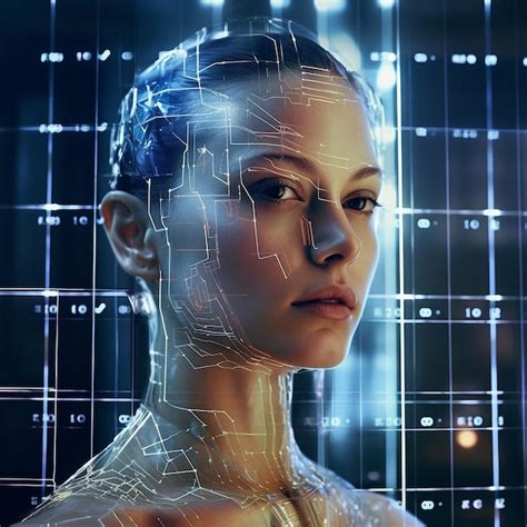 Premium Ai Image Generative Ai Futuristic And Technological Scanning