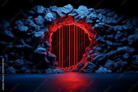 Realistic Depiction Of A Firewall Blocking A Malicious Attack