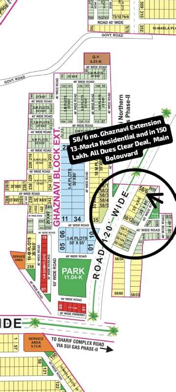 250 1 No Ghaznavi Extension Block 13 Marla Residential Plot In 130