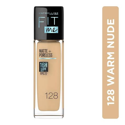 Base De Maquillaje Maybelline New York Fit Me Matte Poreless 128
