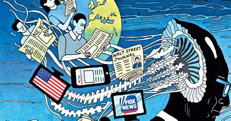 Concentration des médias intox influence Murdoch maître à penser de