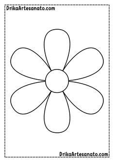 Desenho De Flor Grande Para Imprimir On Pinterest
