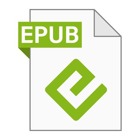 Modern Flat Design Of Epub File Icon For Web 17181152 Vector Art At