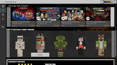 Crafty Costumes Skin Pack Rminecraftcereal