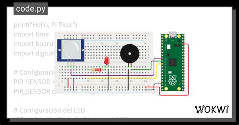 Sensor De Movimiento Wokwi Esp Stm Arduino Simulator