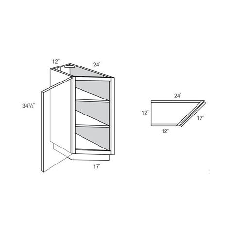 Shop Newman Tb12 Transition Base 1 Door Base Cabinets For Sale Knr Tb12