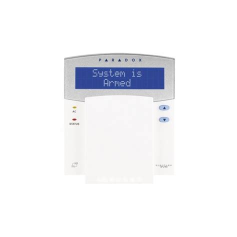 32 Character Lcd Keypad With Integrated Card Reader Paradox