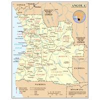 Grande Mapa Pol Tico Y Administrativo De Angola Con Carreteras Hot