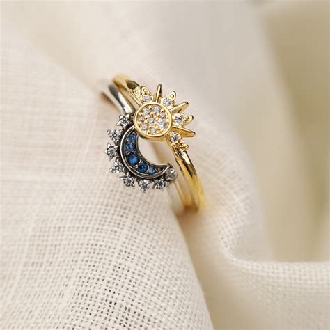 Anillos P4ndora Piedra Luna Traditional