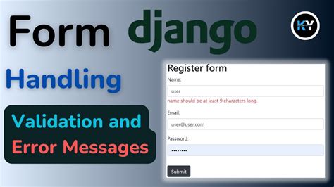 Django Forms Explained How To Implement And Customize Validation