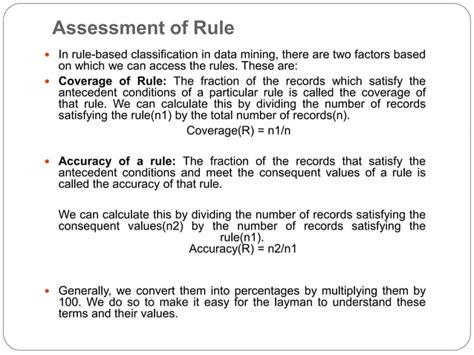 Rule Based Algorithmspptx