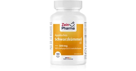 Zeinpharma Ägyptisches Schwarzkümmelöl 500 Mg Kapseln Mit