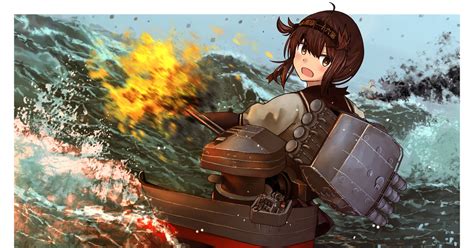 艦隊これくしょん 対空射撃 Yenさんのイラスト Pixiv