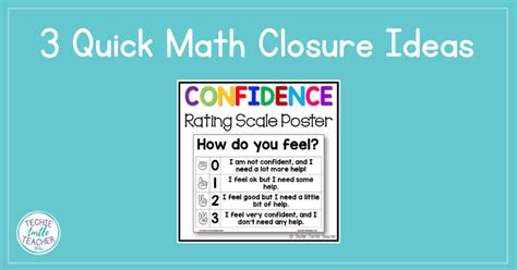 3 Quick Math Closure Ideas For The Elementary Classroom
