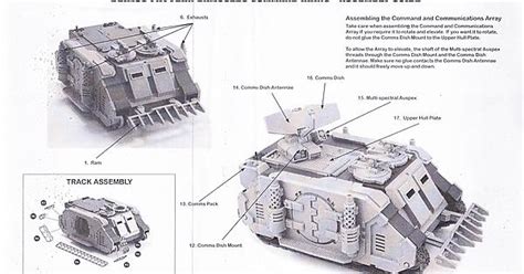 The Horus Heresy Deimos Pattern Damocles Command Rhino Instructions