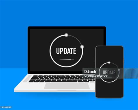 Pembaruan Atau Sinkronisasi Data Dengan Proses Bilah Perbarui Laptop