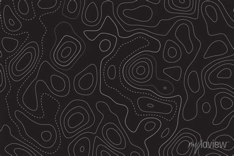 Topographic Map Vector Patterns Topographic Maps Can Be Used Posters