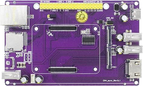 Wilgure For Cm4 Mini Expansion Board Mini Extension Adapter Optional
