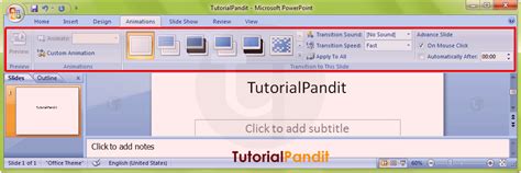 ms powerpoint animations tab in hindi ms powerpoint animations tab tutorialpandit