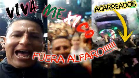 1 Ciudadano Con Los HuevOs En La Mano Grita Fuera Alfaro En Frente De