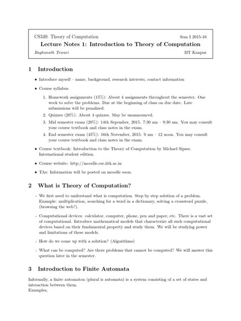 01 Toc Pdf String Computer Science Applied Mathematics