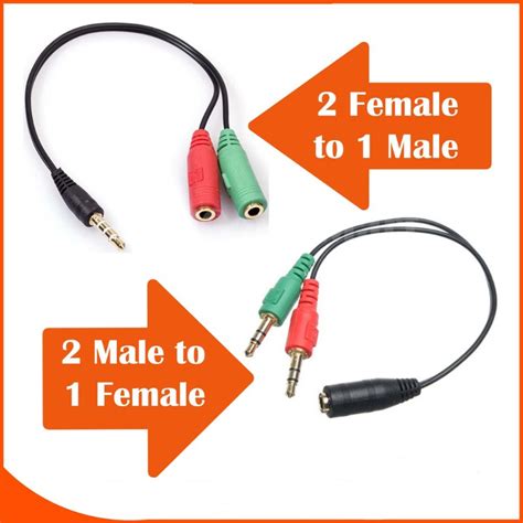 Mm Mini Jack Audio Stereo Splitter Cable Male To Female Jack Spliter Audio Spliter