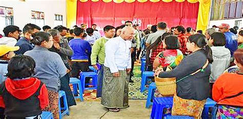 ရပ်စောက်မြို့နယ်အတွင်းရှိ ယာယီနေရပ်စွန့်ခွာပြည်သူများနှင့် နိုင်ငံတော်စီမံအုပ်ချုပ်ရေးကောင်စီ