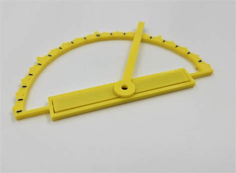 Tactile Protractor Goniometer For Blind Users Brabo Tactiles Eu