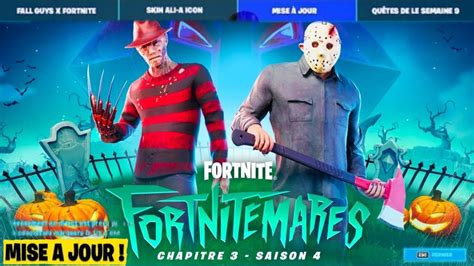 NOUVELLE MISE À JOUR 22 20 SAISON 4 CHAPITRE 3 FORTNITE mise à jours d