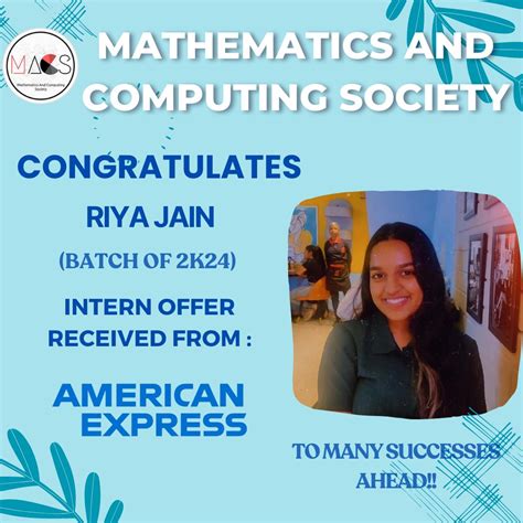 Mathematics And Computing Society On Linkedin Macs Macsdtu Deltech