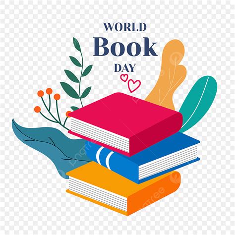 ثلاثة كتب في العالم يوم الكتاب العالمي ثلاثة كتب كتب Png والمتجهات