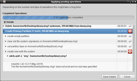 Filesystems How To Format A Partition Inside Of An Img File Unix