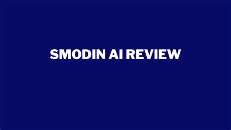 I Tested Smodin AI Myself Full In Depth Review