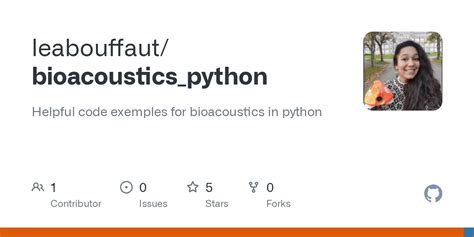 Github Leabouffautbioacousticspython Helpful Code Exemples For