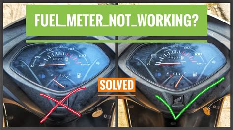 SCOOTY FUEL METER NOT WORKING 100 Solved Activa Fuel Meter Repair