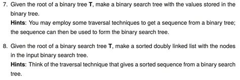 Solved 7 Given The Root Of A Binary Tree T Make A Binary