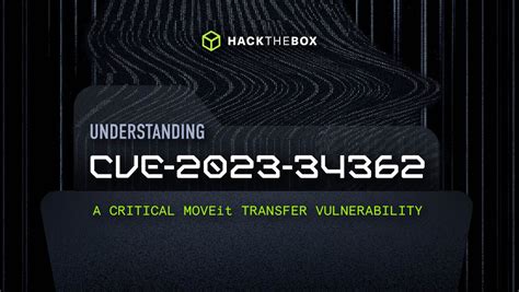 Understanding CVE 2023 34362 A Critical MOVEit Transfer Vulnerability
