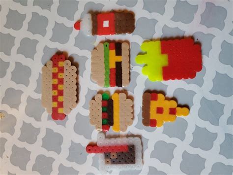 Fast Food Perler Beads Hama Beads Patterns Diy Perler Bead Crafts