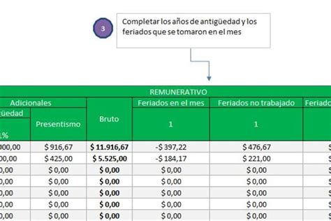 Planilla De Excel De Liquidación De Sueldos