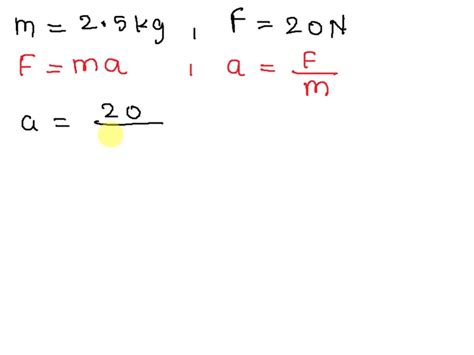 Solved What Will Be The Acceleration Of A 2 5kg Block Of Wood If A Net