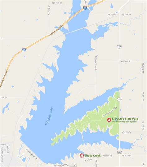 Eldorado Lake Kansas Map Eileen Margarita