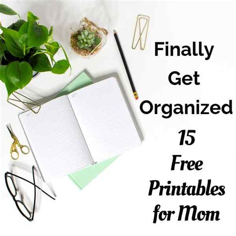 Free Printables For The Organized Mom
