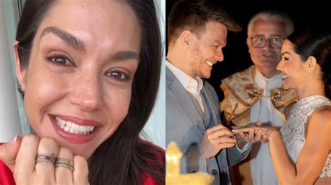 Thais Fersoza se emociona em carta após renovar votos Teló