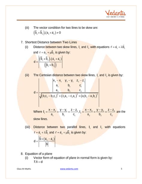 Cbse Class 12 Mathematics Chapter 11 Three Dimensional Geometry