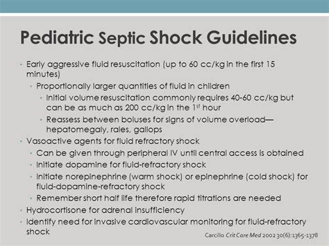 Pediatric Septic Shock