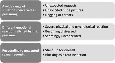 Being Under Pressure To Sext Adolescents Experiences Reactions And